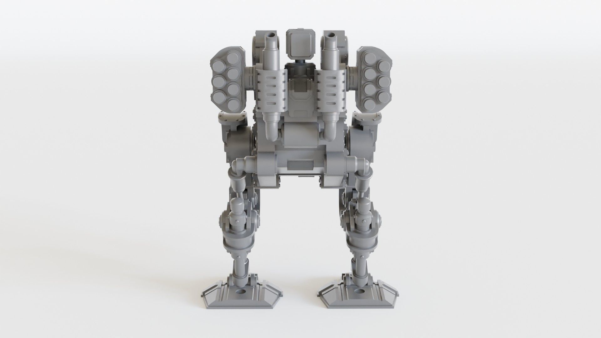 Gothic Sci Fi Walker 3D model 3D printable | CGTrader