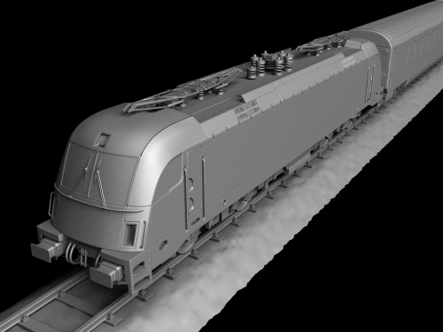 Taurus Train 3D model | CGTrader