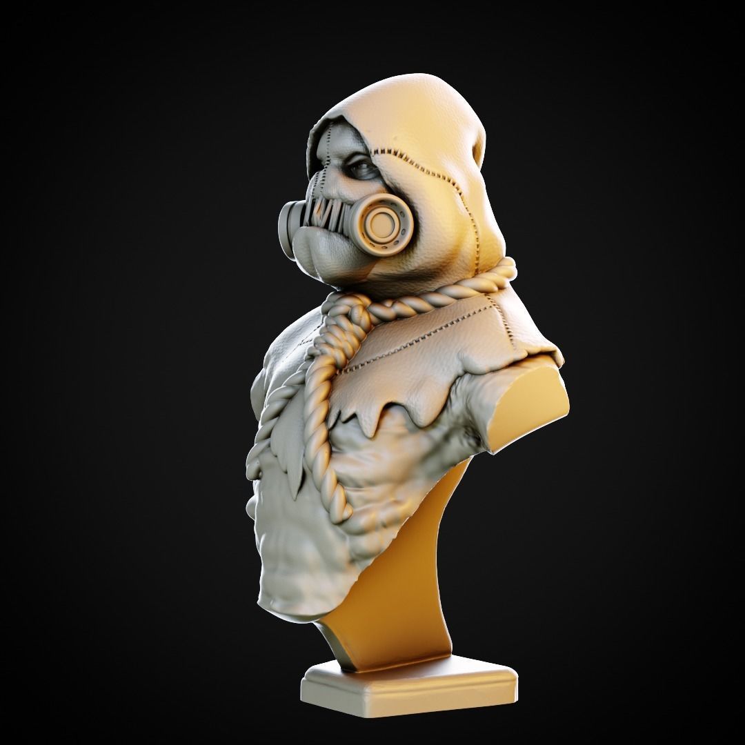 Scarecrow - Batman Arkham 3D model 3D printable | CGTrader