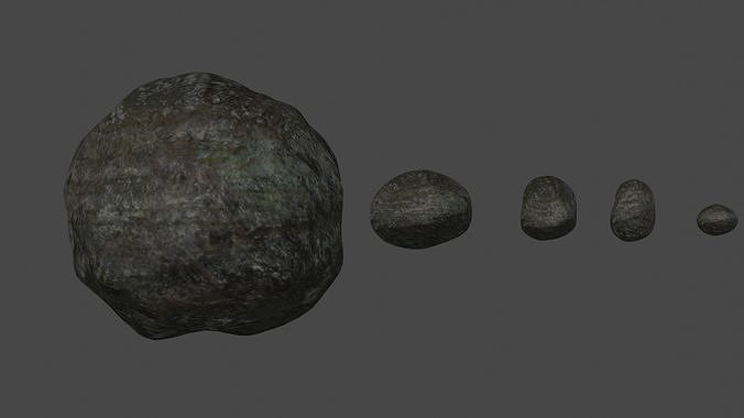 Realistic Rock Set free 3D model | CGTrader