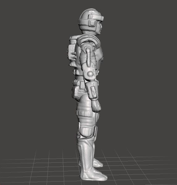 CAPTAIN POWER JONATHAN POWER 1986 TOY 4 INCH FIGURE HERO 3D model 3D ...