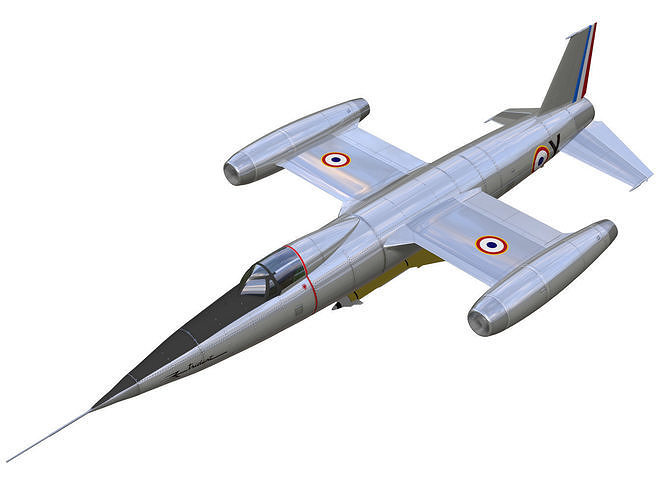 SNCASO SO9000 Trident 3D model | CGTrader
