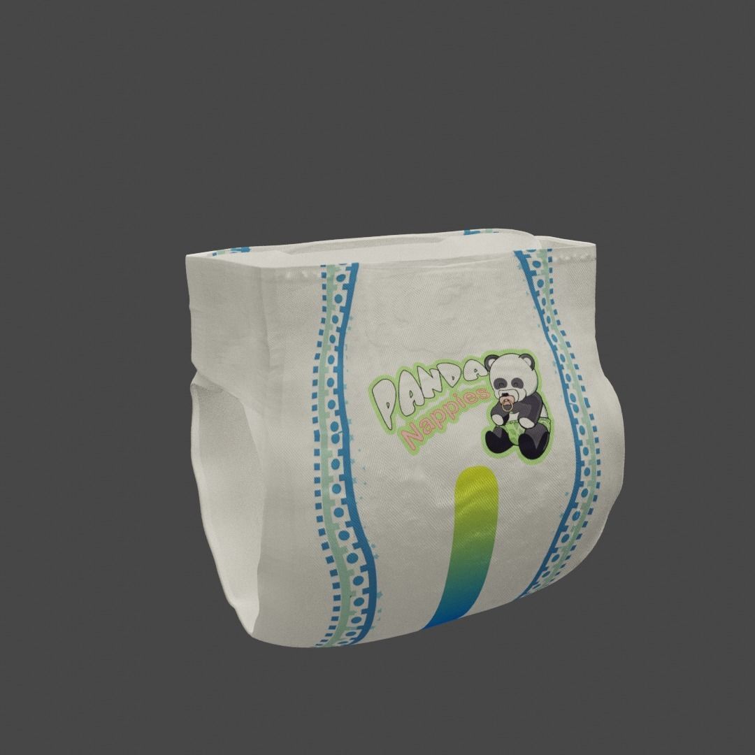 3D model Animated Diaper VR / AR / low-poly | CGTrader