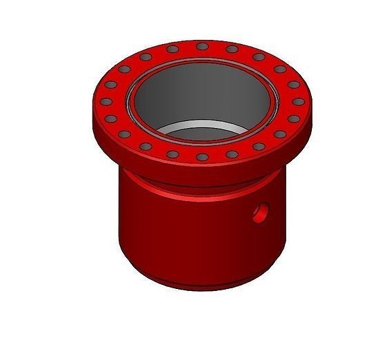 CASING HEAD 13 58 2000 PSI RX57 x 13 38 SOW SOCKET ON WELD 3D model 3D ...