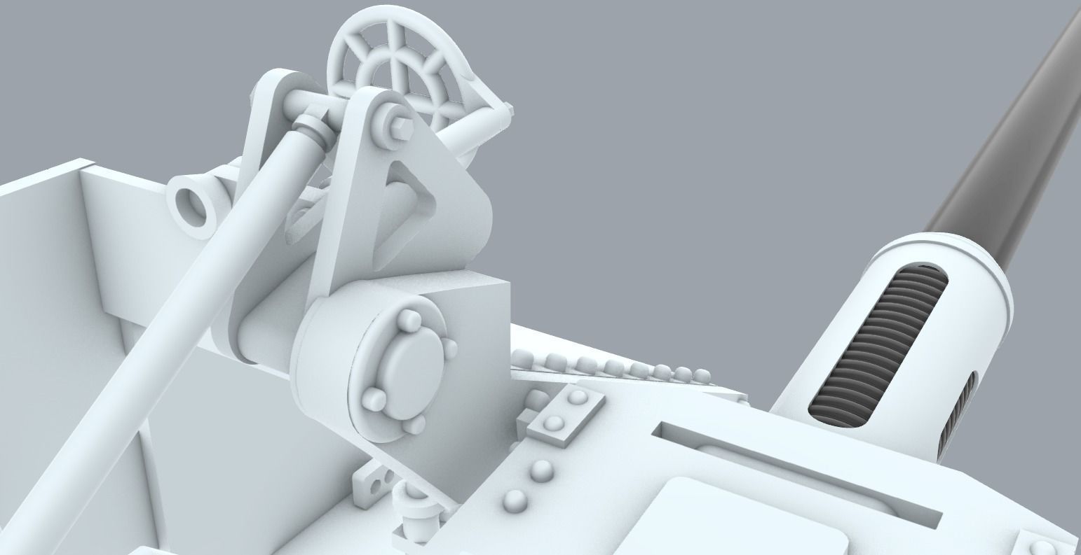 3D model Boffin 40mm Bofors VR / AR / low-poly | CGTrader