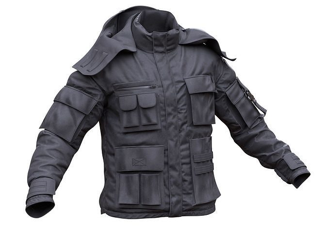 3D model Military Jacket VR / AR / low-poly | CGTrader