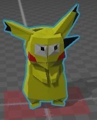 Pikachu origami in game free VR / AR / low-poly 3D model | CGTrader