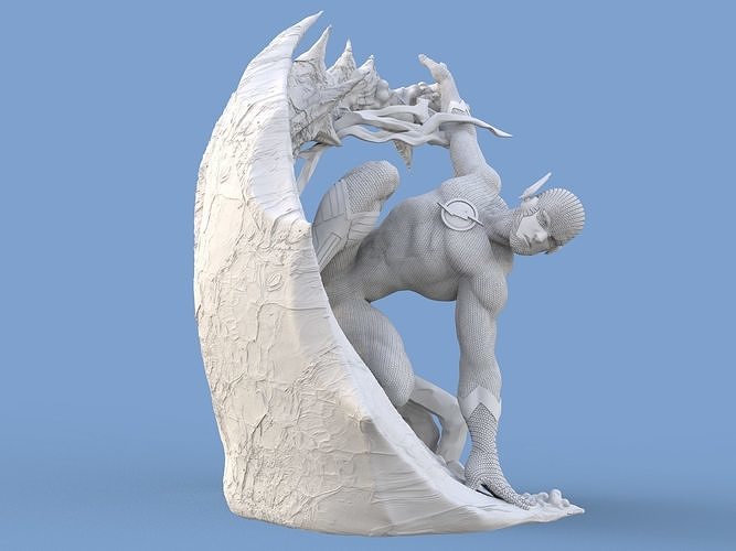 Flash DC Comics Justice league STL files for 3d printing 3D model 3D ...