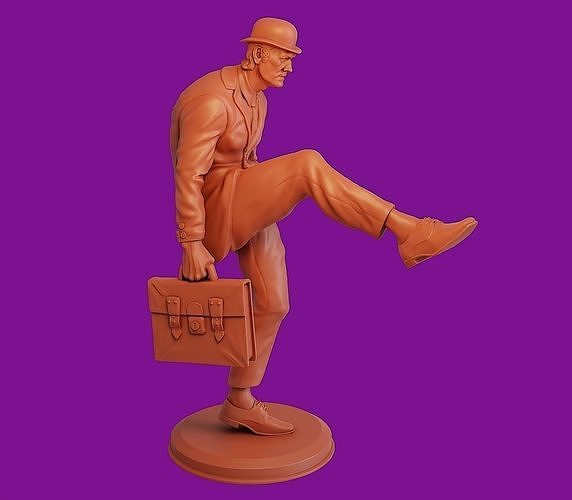 The Ministry of Silly Walks 3D model 3D printable | CGTrader