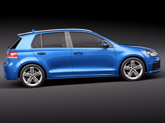 Volkswagen Golf R- 3D model | CGTrader