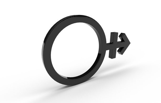 3D model Gender Symbols -OtherGender VR / AR / low-poly | CGTrader