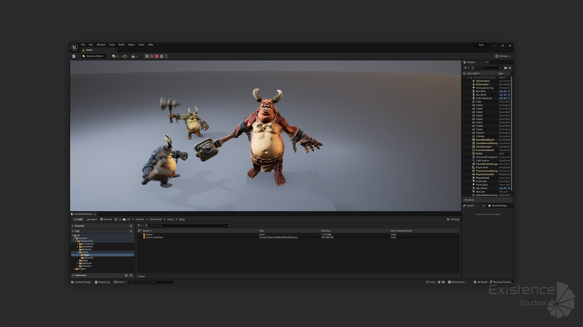 3D model Demon Troll - Stylized Devils Warrior RPG Character Monster ...