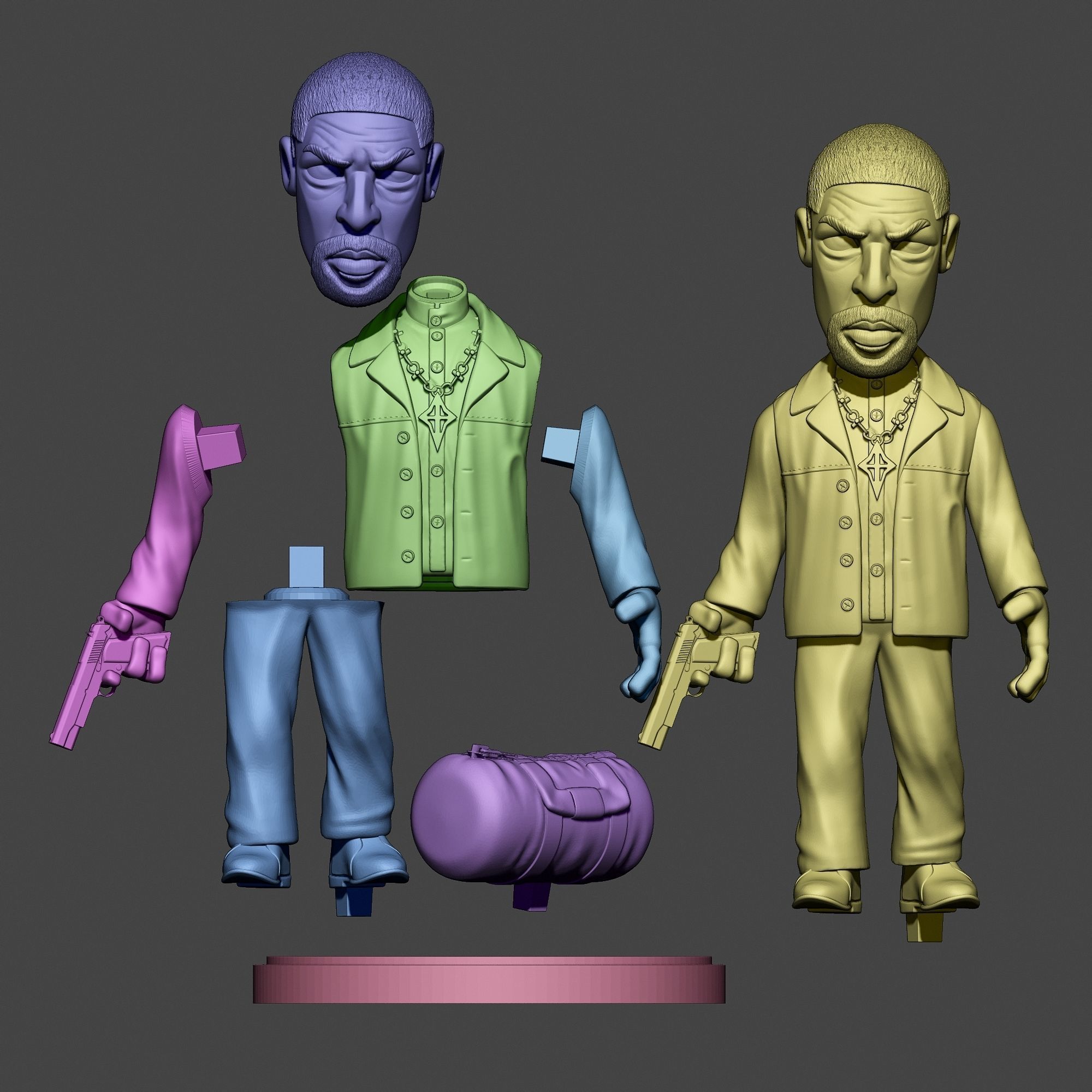 ALONZO - TRAINING DAY 3D model 3D printable | CGTrader