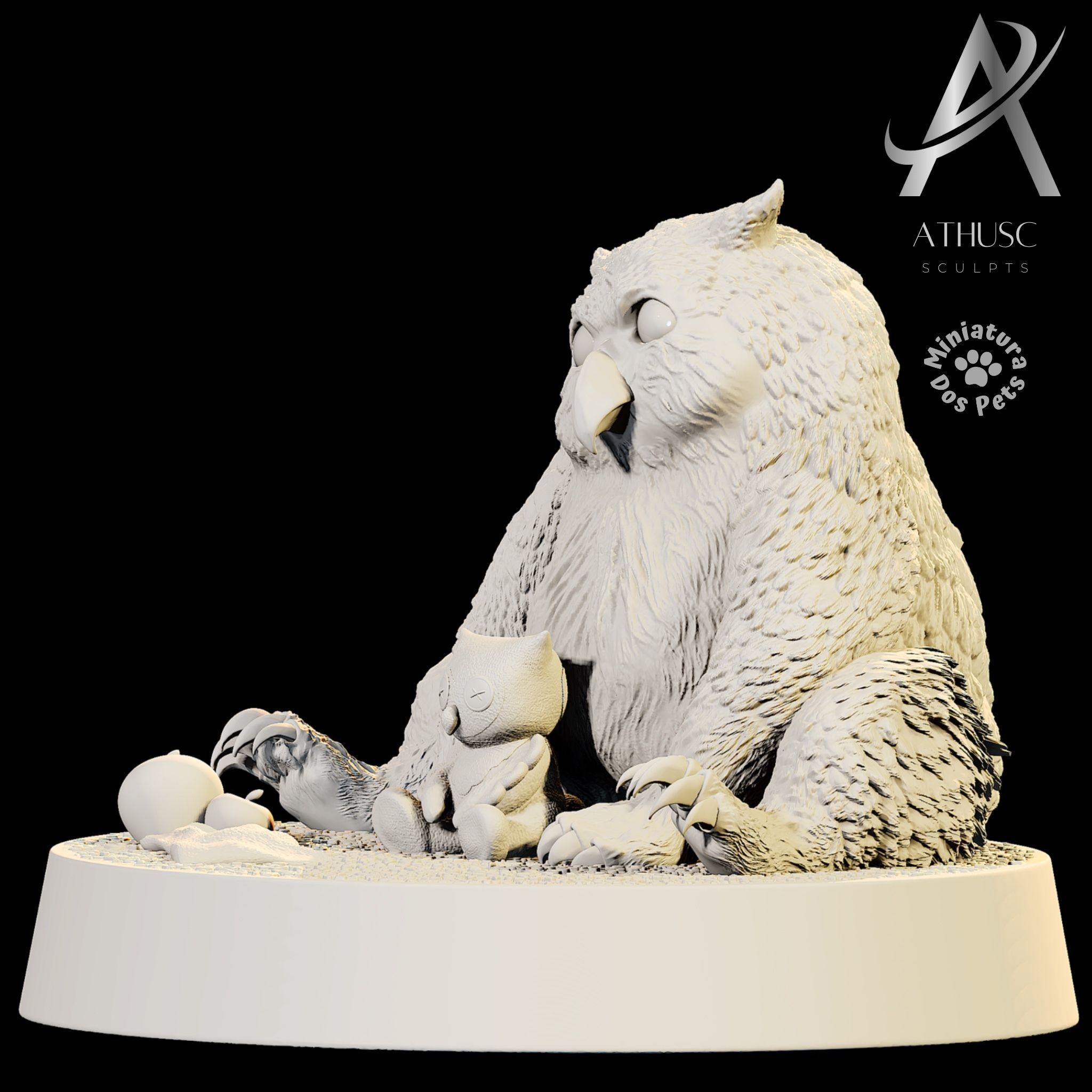 Owlbear Cub - Baldurs Gate 3 3D model 3D printable | CGTrader