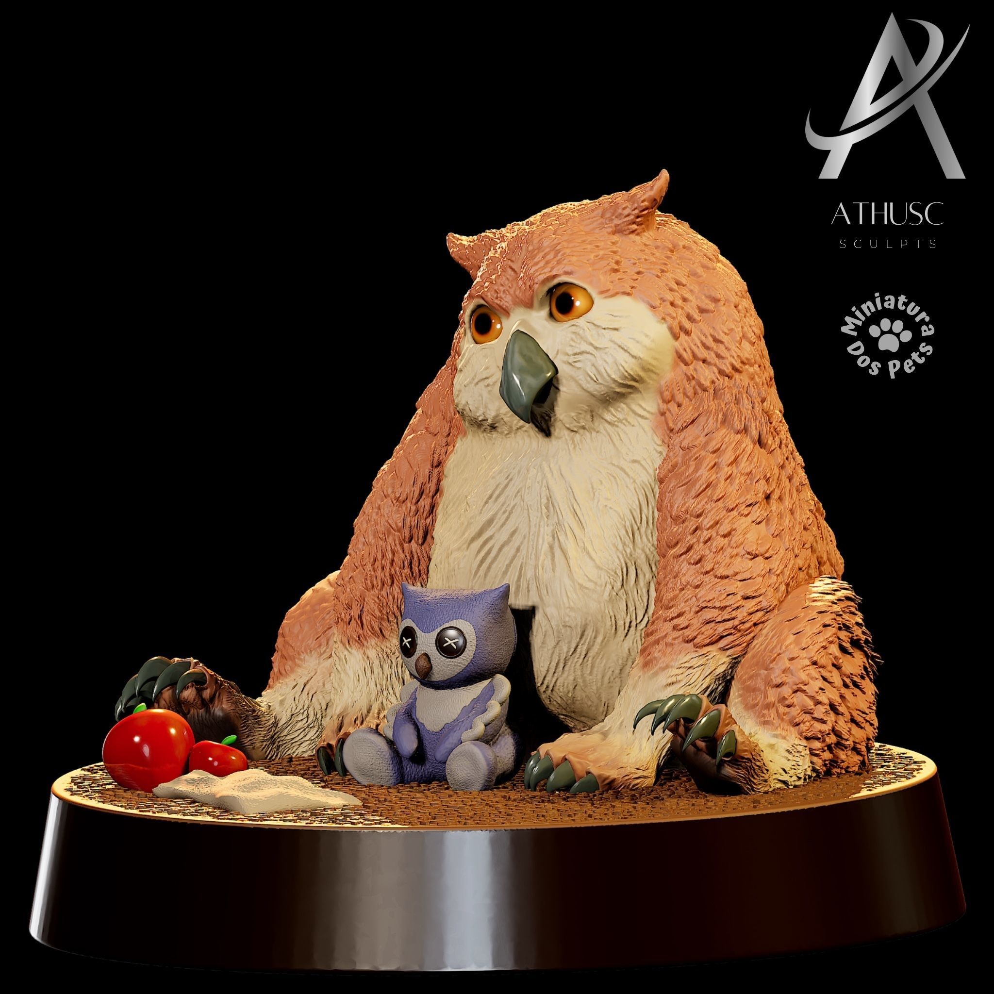 Owlbear Cub - Baldurs Gate 3 3D model 3D printable | CGTrader