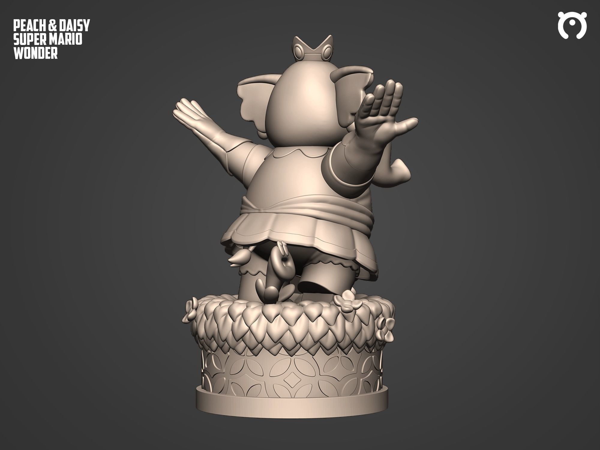 Princesas Elefante - Super Mario Wonder 3D model 3D printable | CGTrader