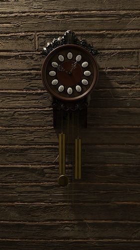 Clock running fast animation free 3D model animated | CGTrader