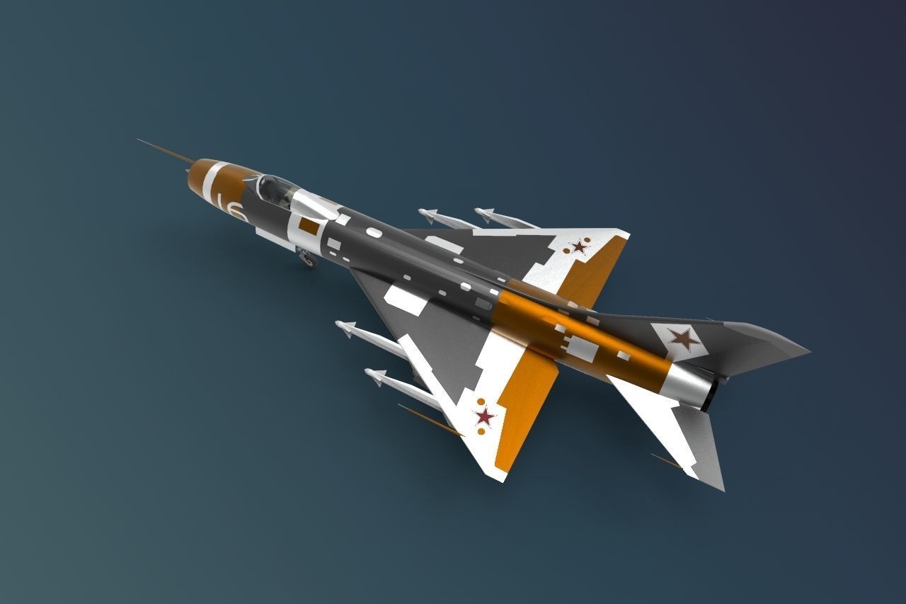 3D model Sukhoi Su-9 VR / AR / low-poly | CGTrader