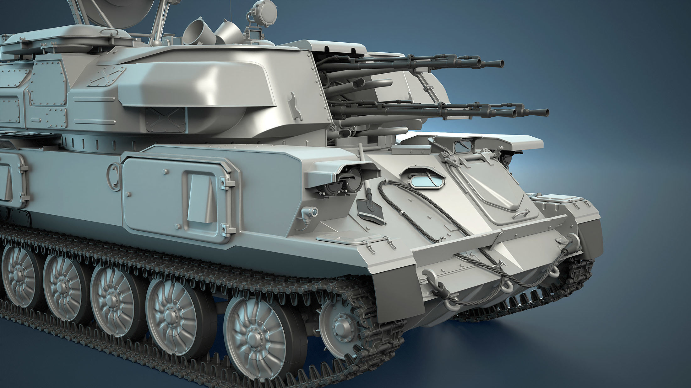 ZSU-23-4 Shilka High-Poly 3D model | CGTrader