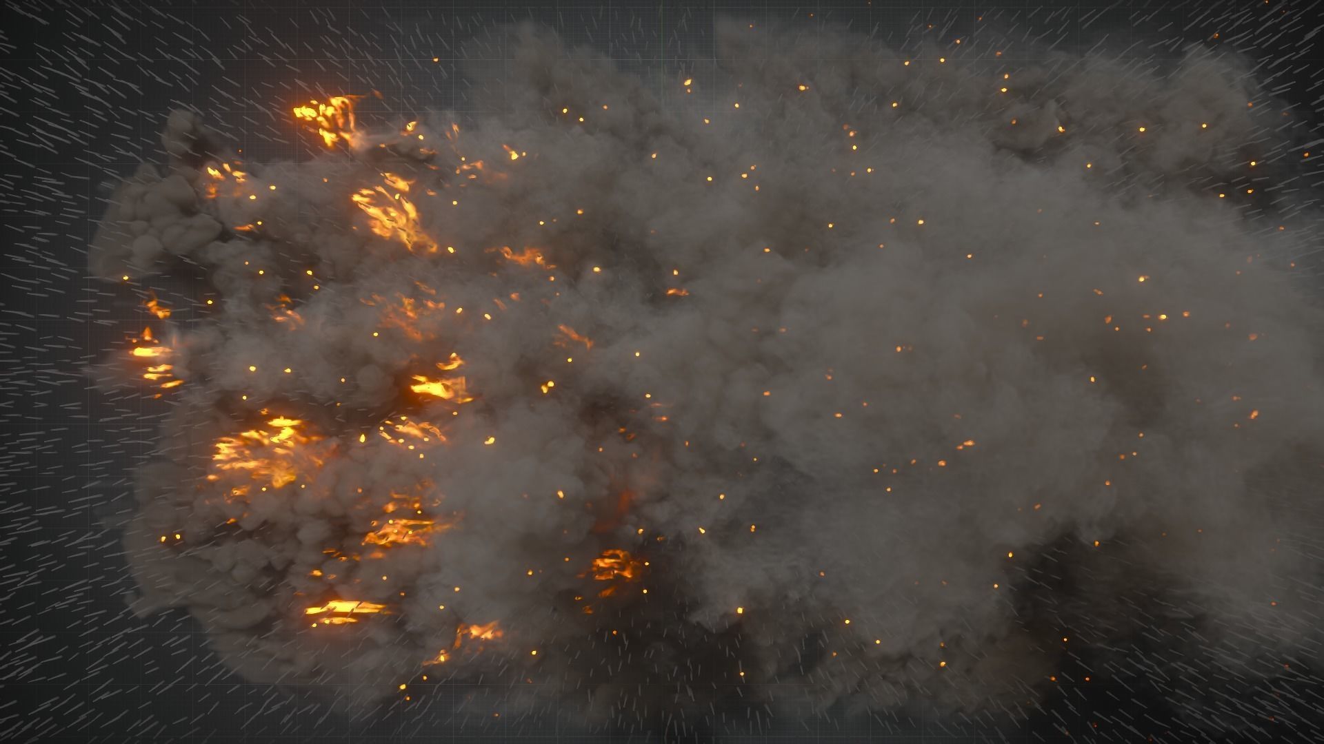 Big Wildifre Animation 250 Frames 3D model animated | CGTrader