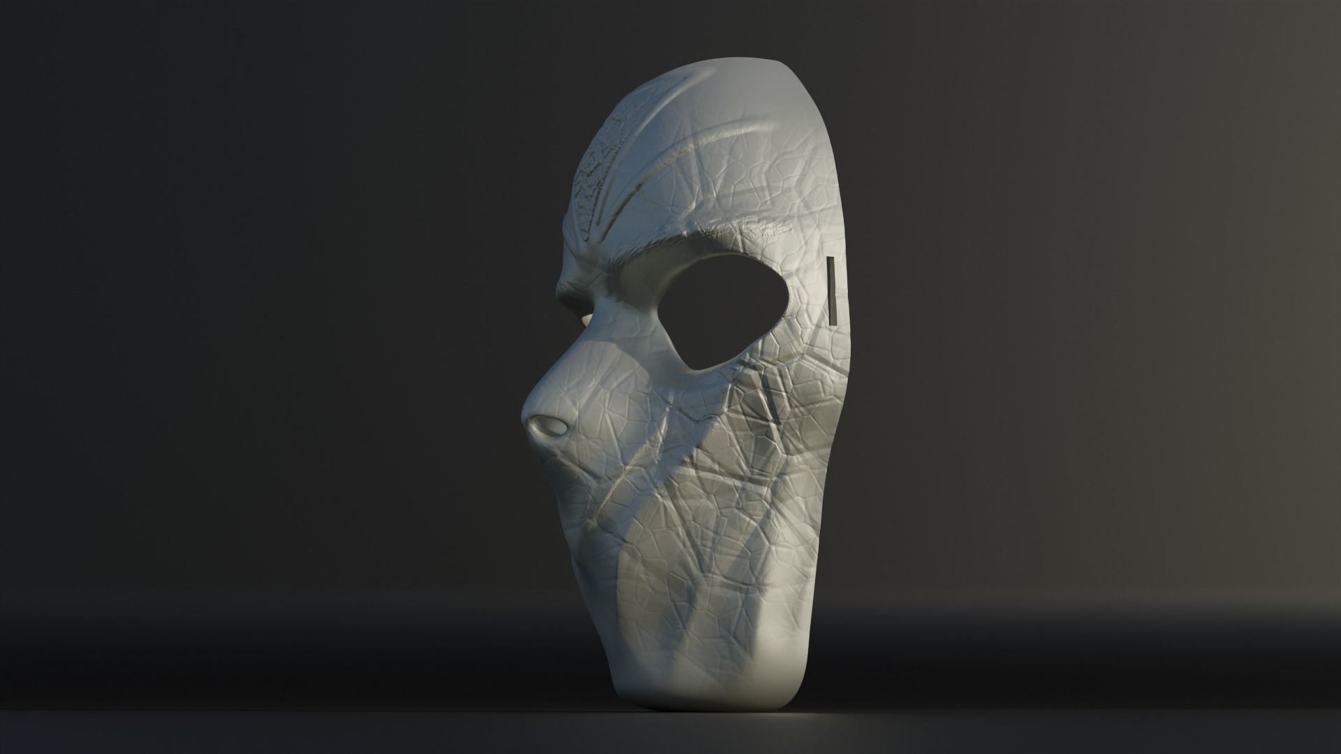 Conspirator Party Horror Face Cosplay Mask 3D model 3D printable | CGTrader