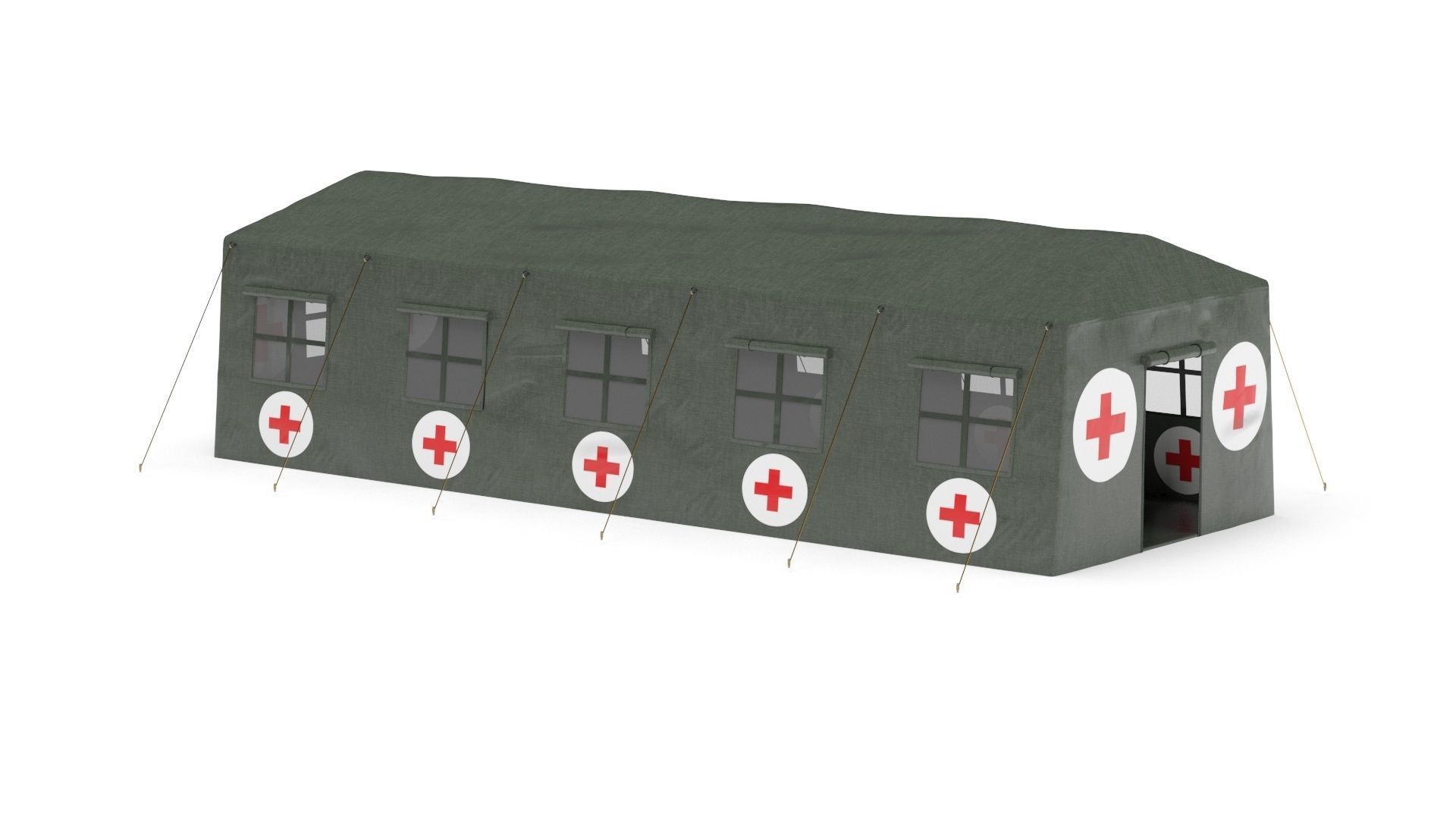 Military Medical Tent 3D model | CGTrader