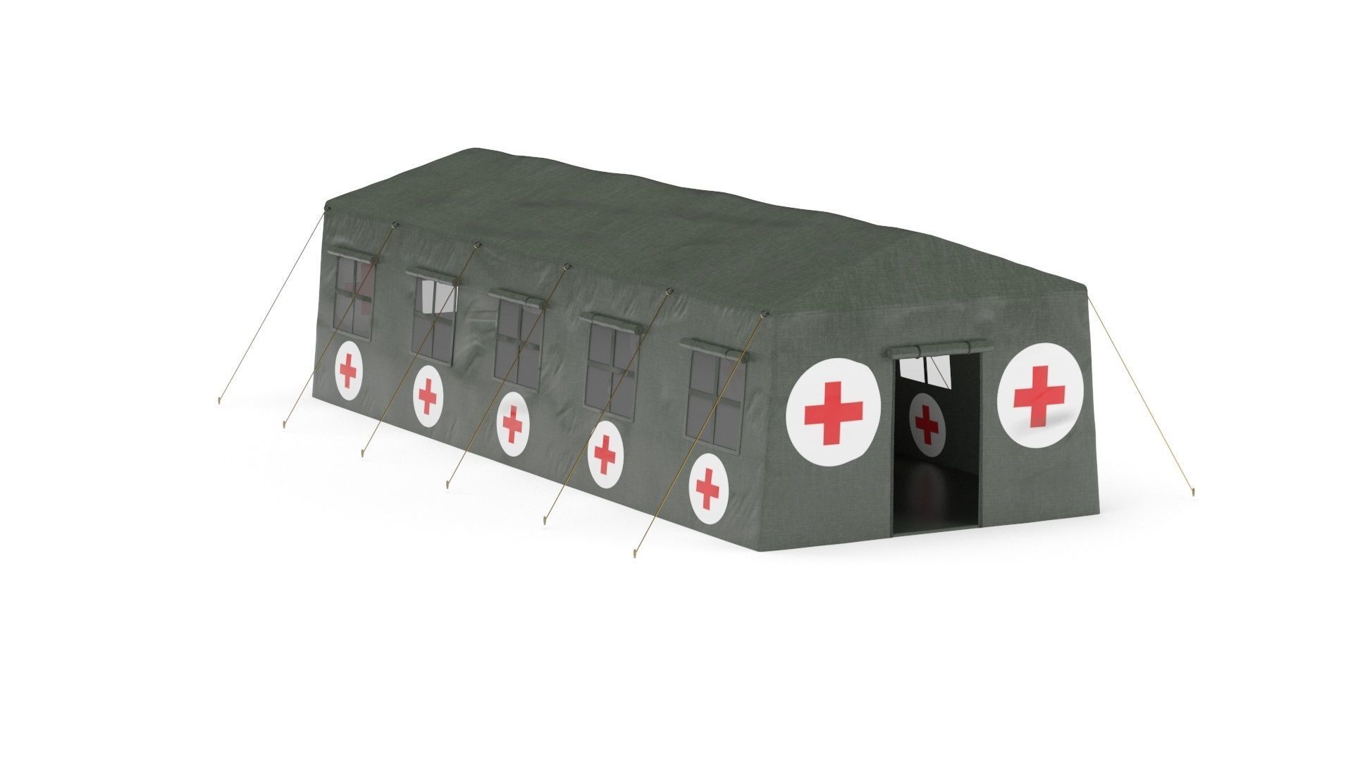 Military Medical Tent 3D model | CGTrader