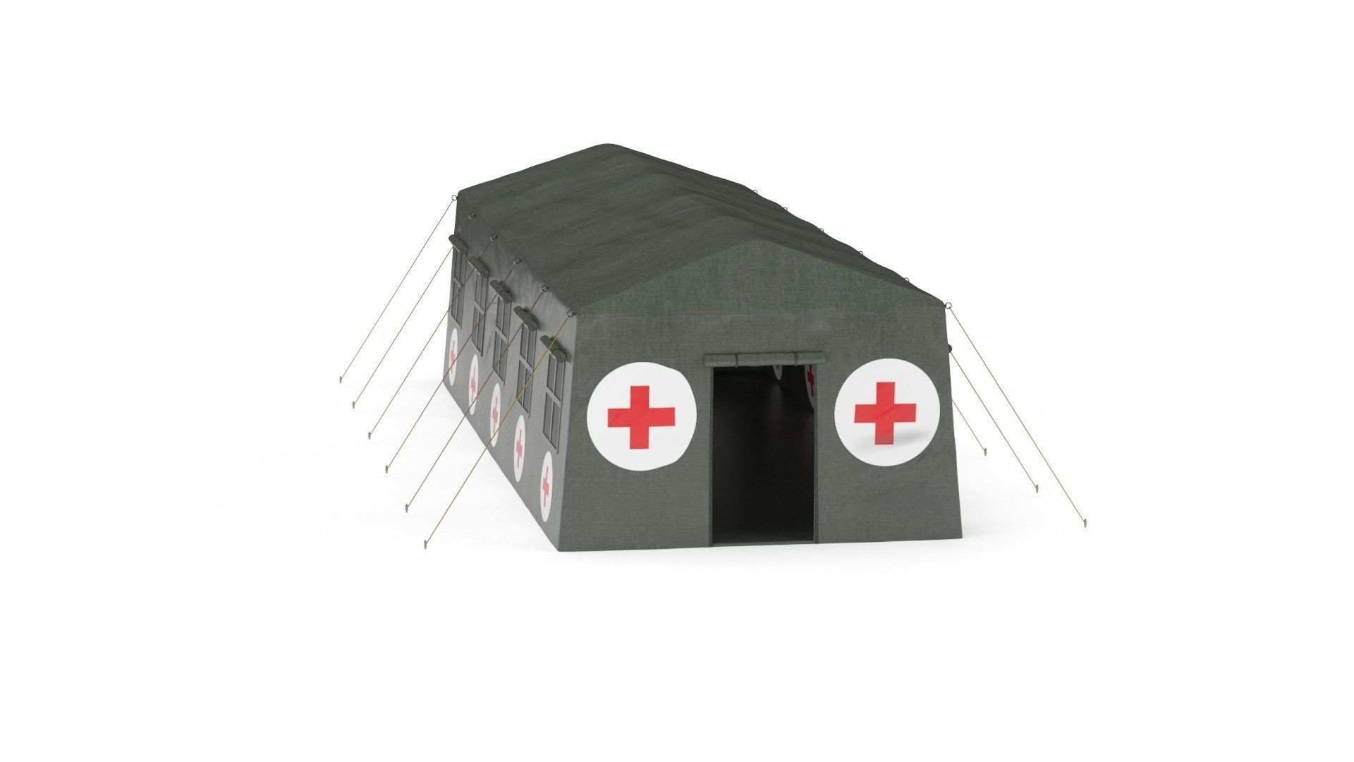 Military Medical Tent 3D model | CGTrader