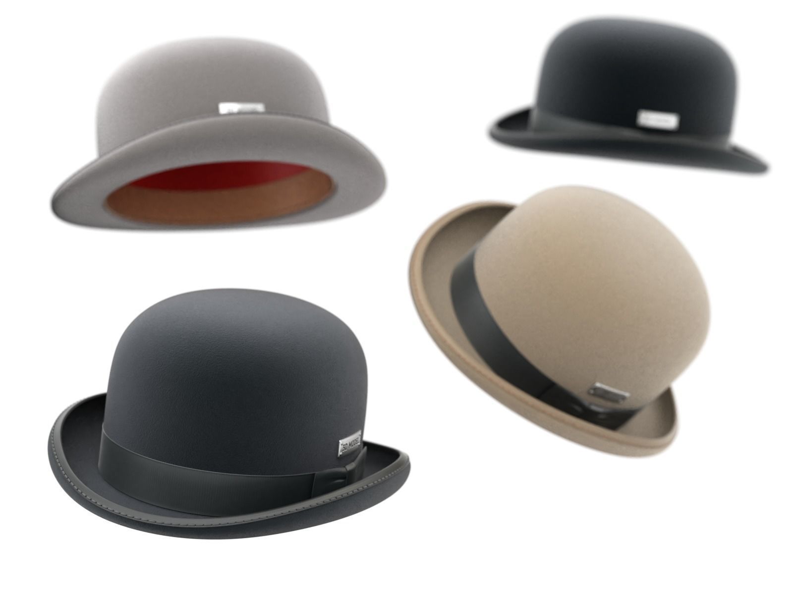 Bowler Hat 3D model | CGTrader