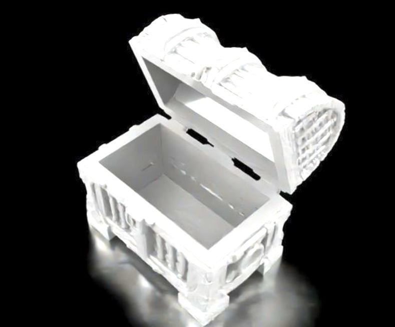 Set Of 7 Tresure Box Theme Dice Box Pattern 3D print model 3D model 3D ...