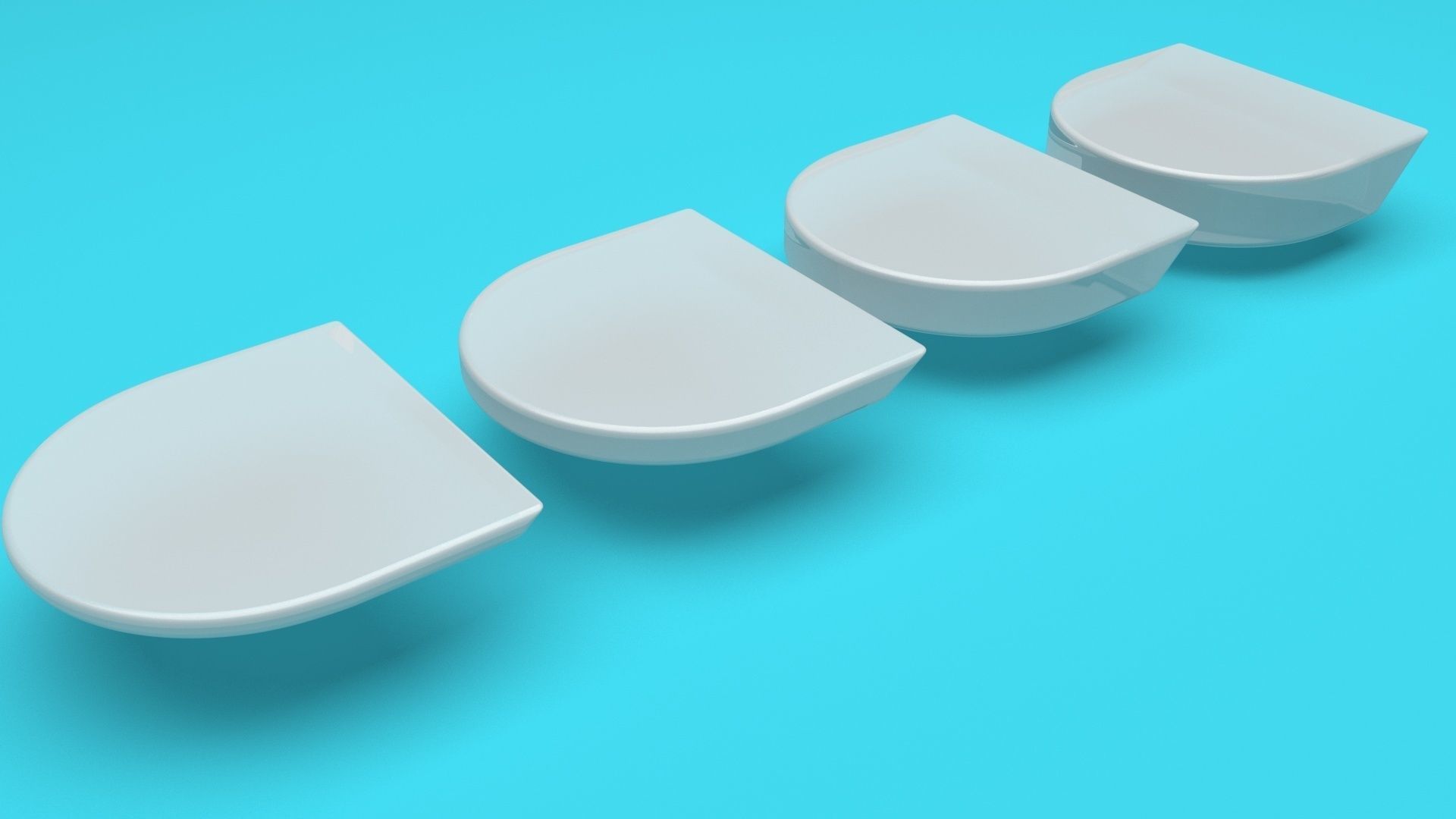 Plastic Height Boosters Set For Shoes 3D model | CGTrader