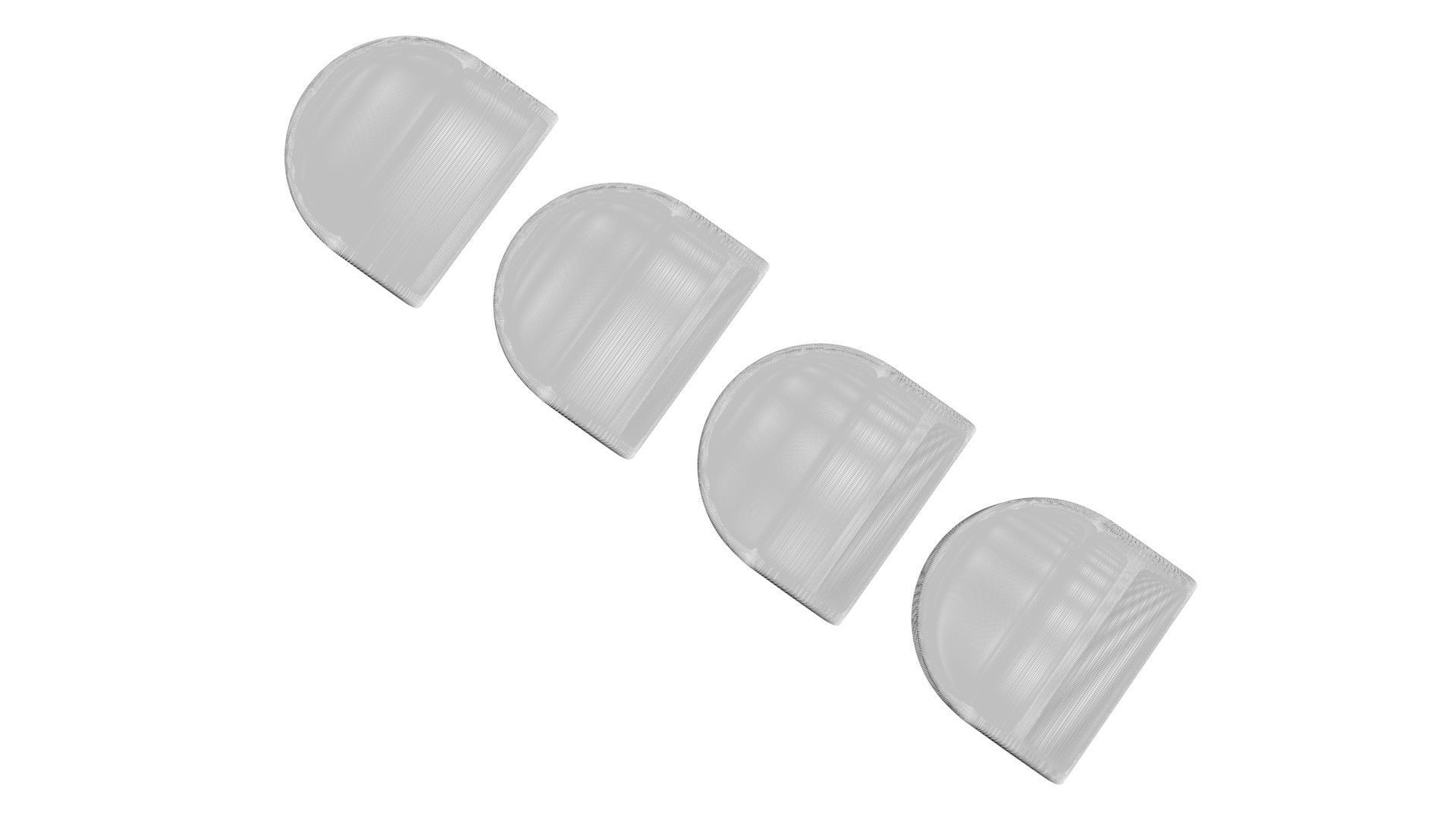 Plastic Height Boosters Set For Shoes 3D model | CGTrader