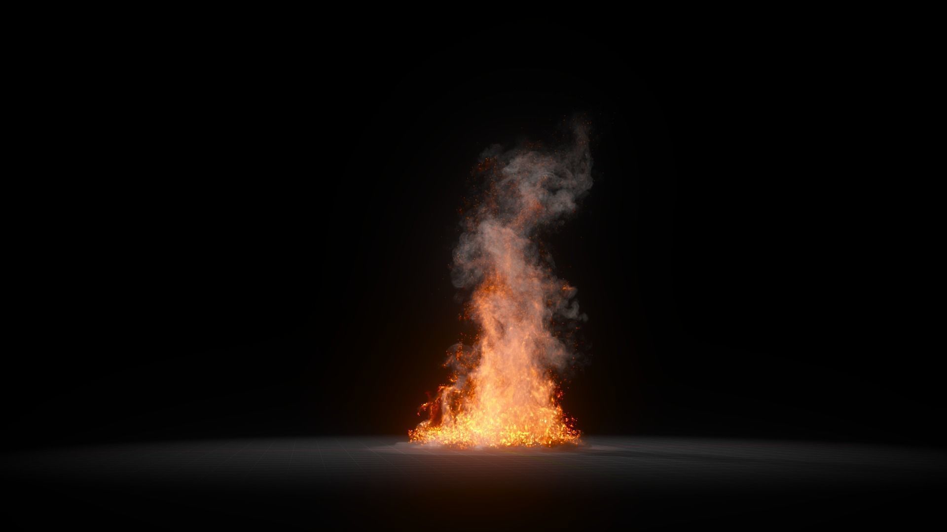 3D Fire Animation 3D model animated | CGTrader