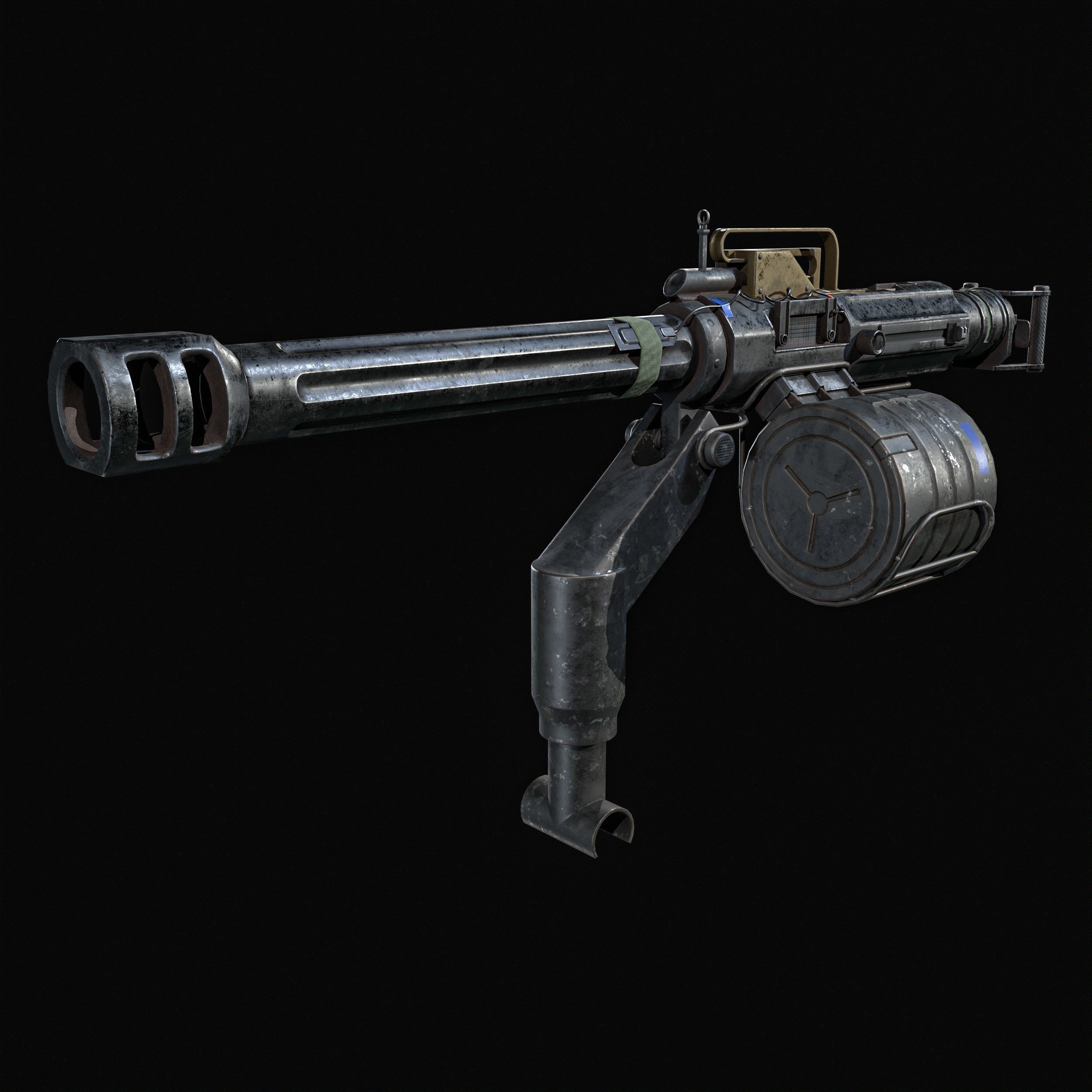 3D model QLZ-87 Grenade Launcher VR / AR / low-poly | CGTrader