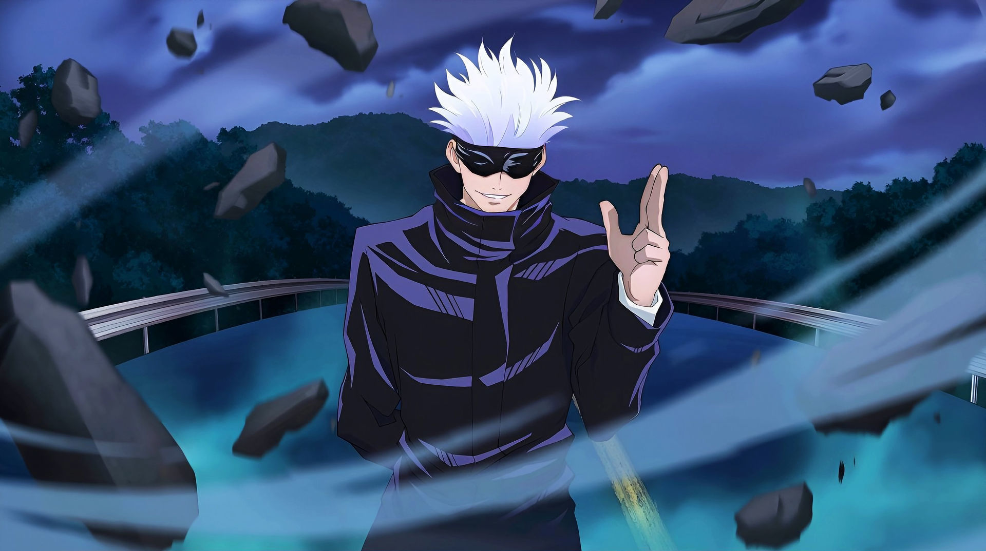 Satoru Gojo 3D model rigged | CGTrader