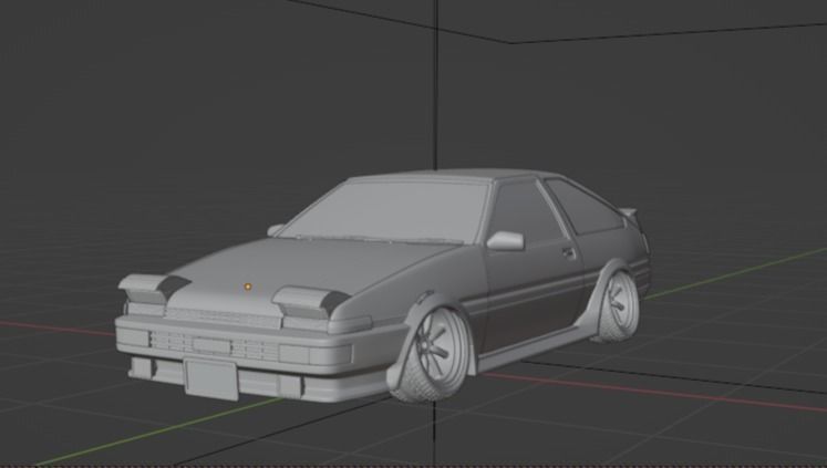 Toyata Sprinter 3D model animated rigged | CGTrader