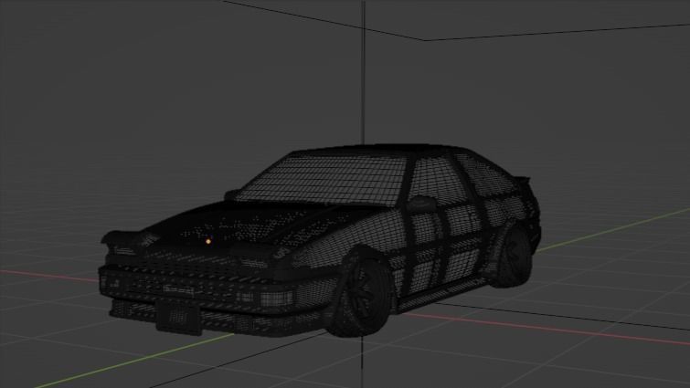 Toyata Sprinter 3D model animated rigged | CGTrader