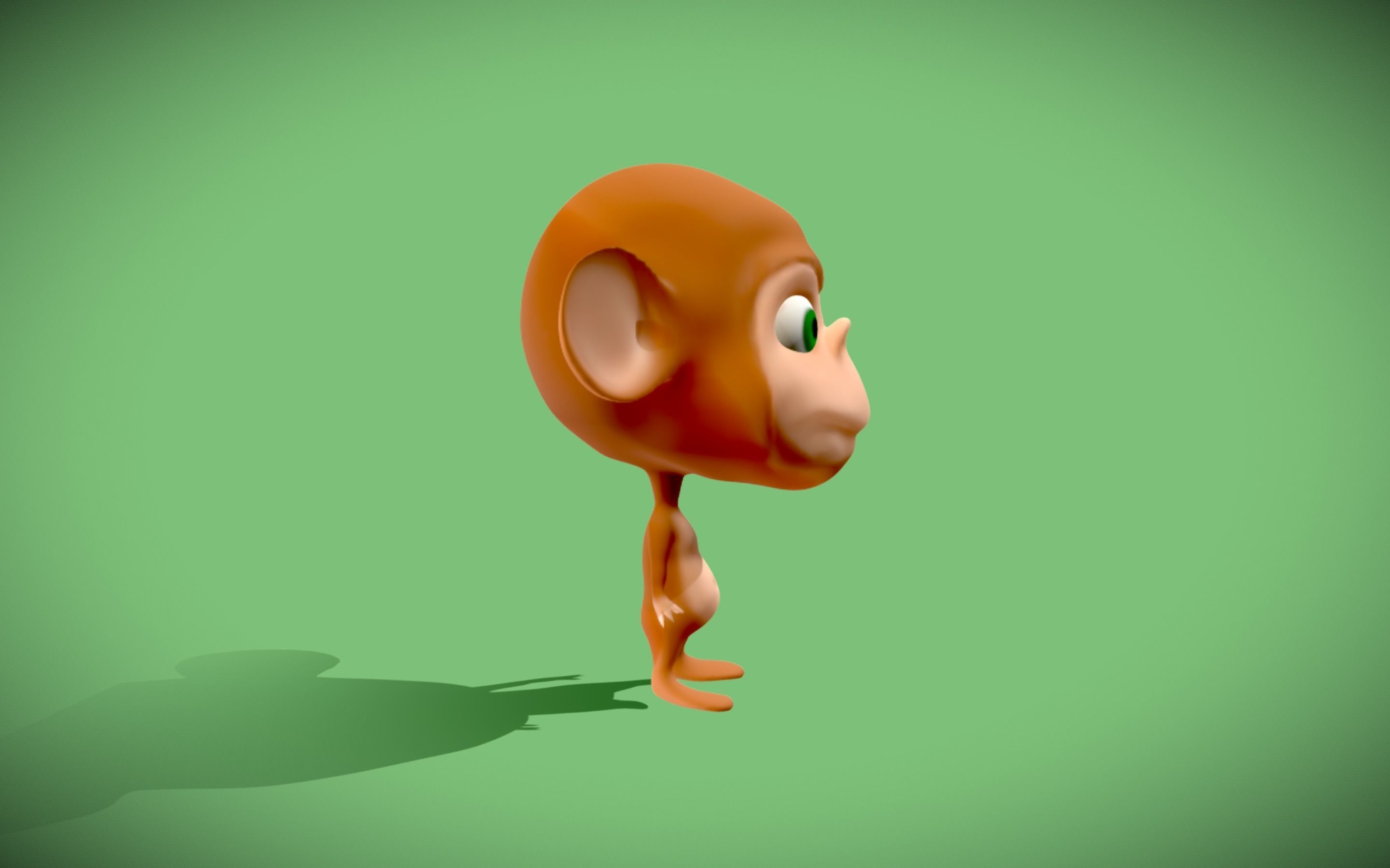 3D model Monkey Child - UV - Texture VR / AR / low-poly | CGTrader