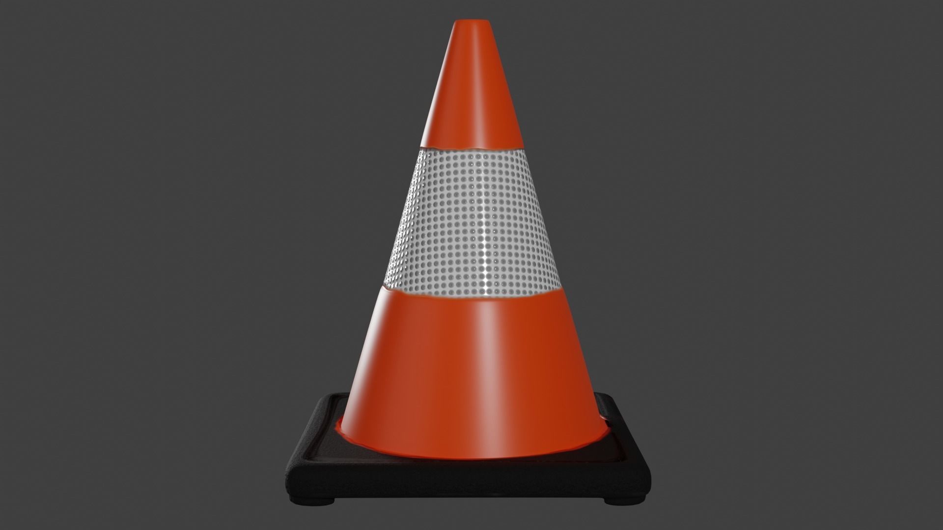 Photorealistic Traffic Cone 3D model | CGTrader
