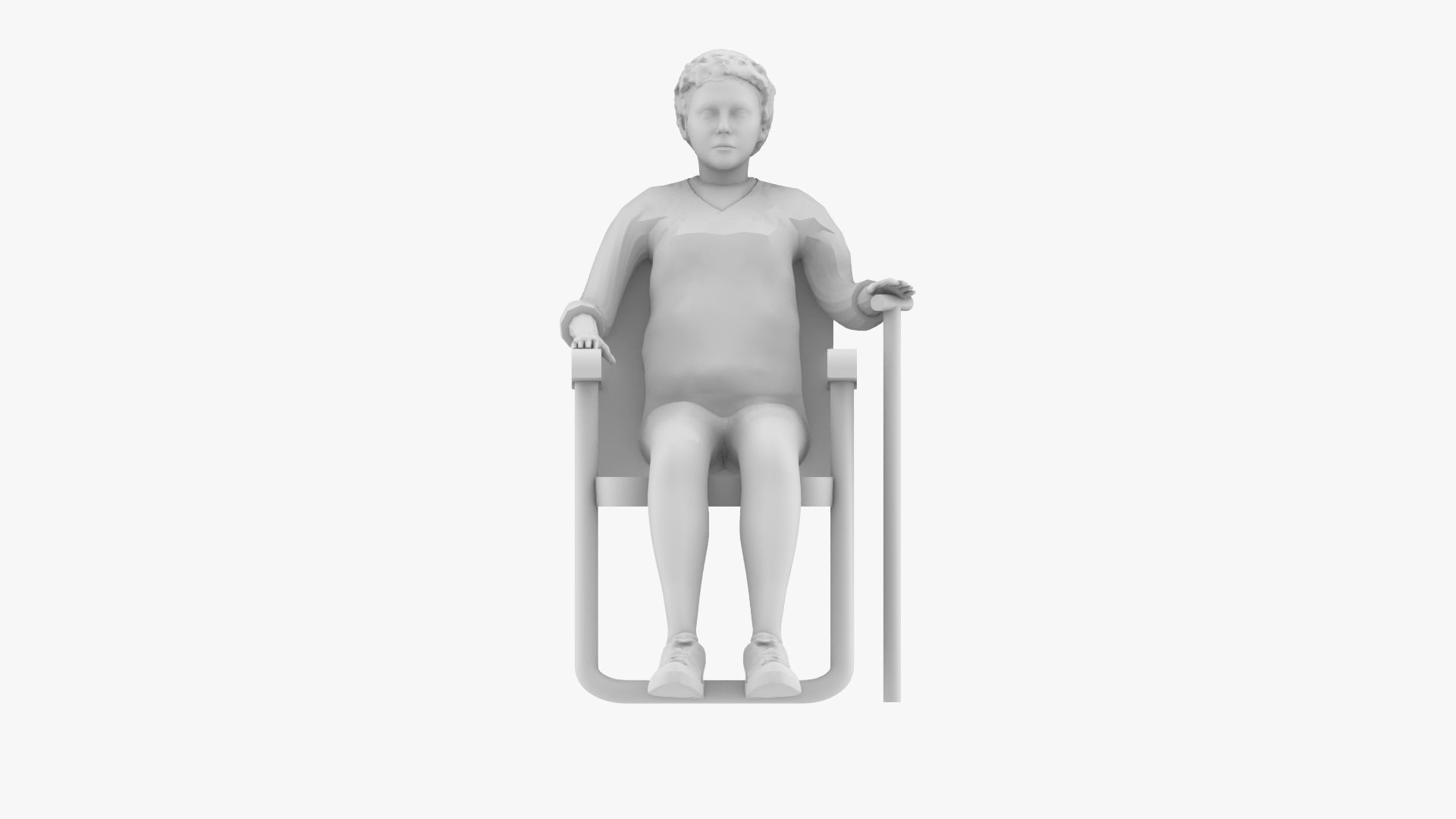 Grandmother 3D model 3D printable | CGTrader