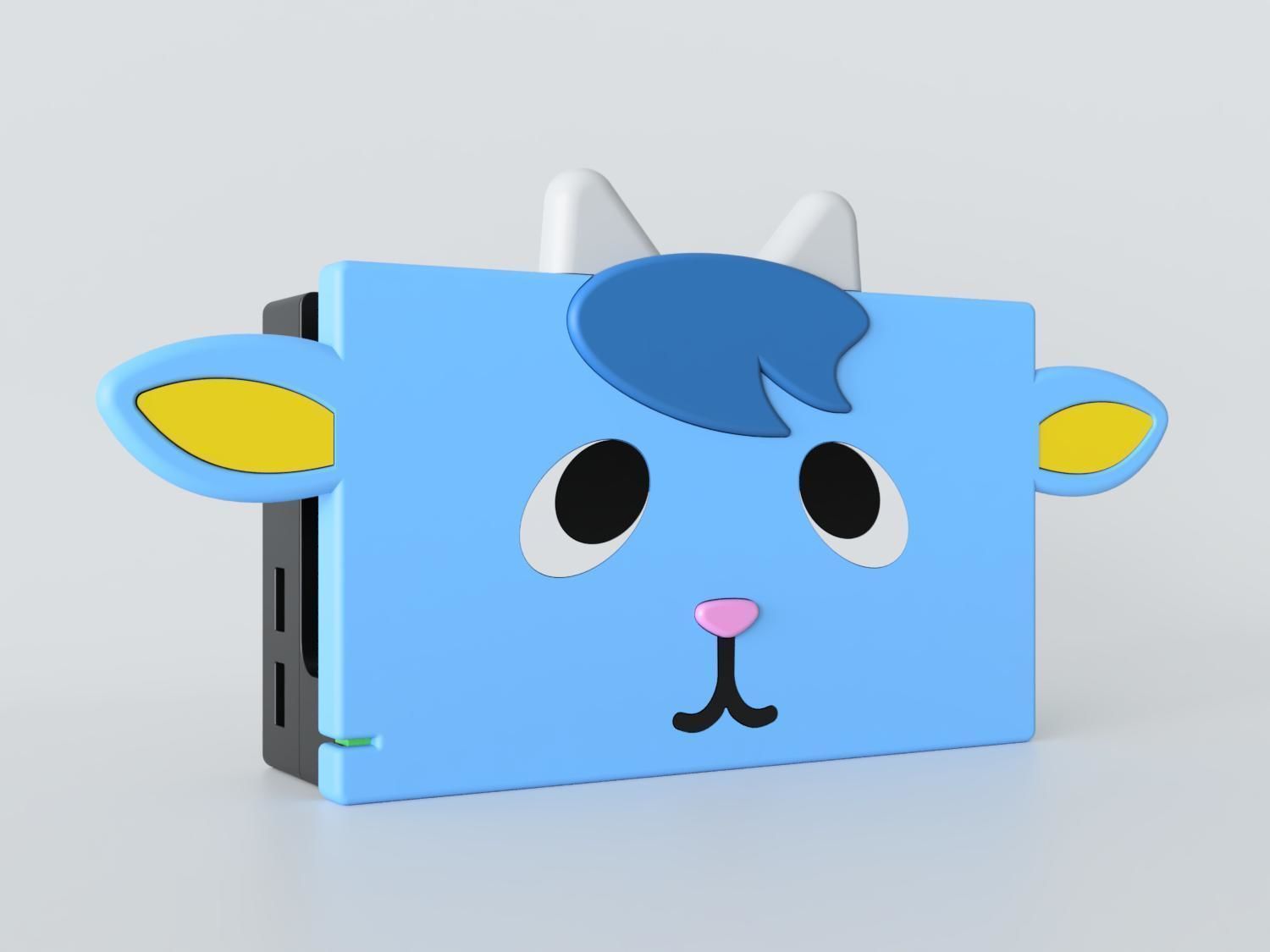 Faceplate custom for Nintendo switch AC Pack2 3D model 3D printable ...