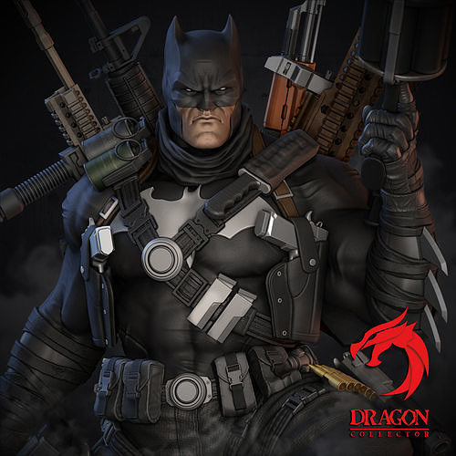 BATMAN - GRIM KNIGHT 3D model 3D printable | CGTrader
