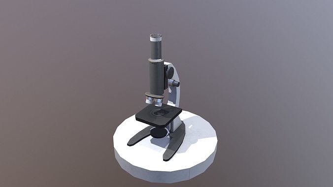 3D model Microscope VR / AR / low-poly | CGTrader