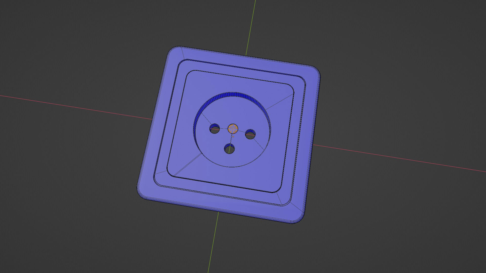 3D model Electrical outlet AC power socket 3d model VR / AR / low-poly | CGTrader