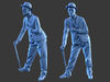 MAN A46 FIGURE DIORAMA free 3D model 3D printable | CGTrader