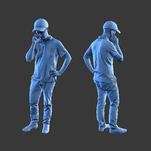 MAN A49 FIGURE DIORAMA 3D model 3D printable | CGTrader