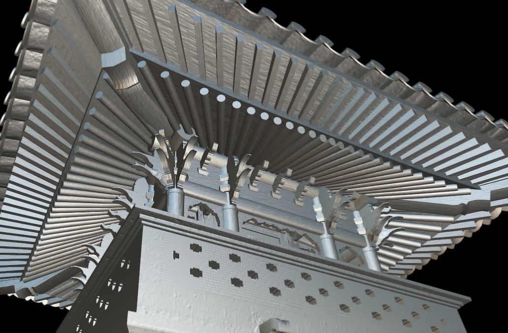 Korean Traditional Watchtower - Dongsipjagak 3D model | CGTrader