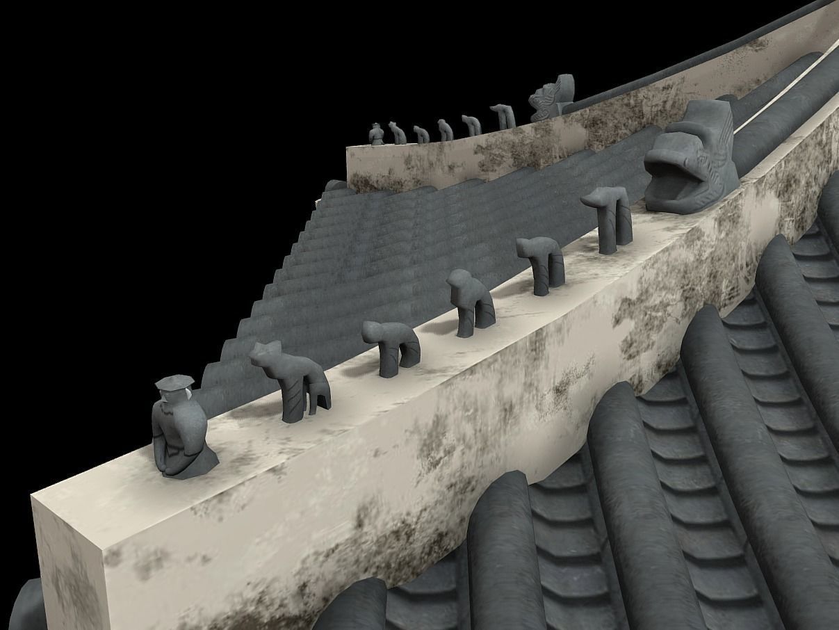 Korean Traditional Watchtower - Dongsipjagak 3D model | CGTrader