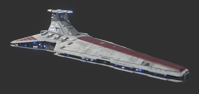 3D model Star Wars Venator VR / AR / low-poly | CGTrader