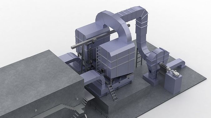 Water purification pump valve Engineering Pumping 3D model | CGTrader
